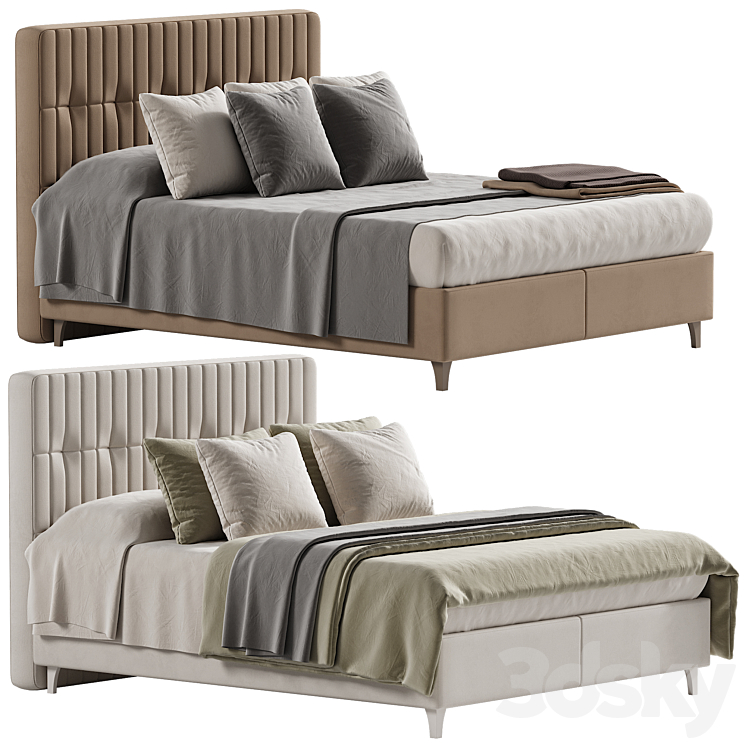 Bed Sona 08 - Bed - 3D model