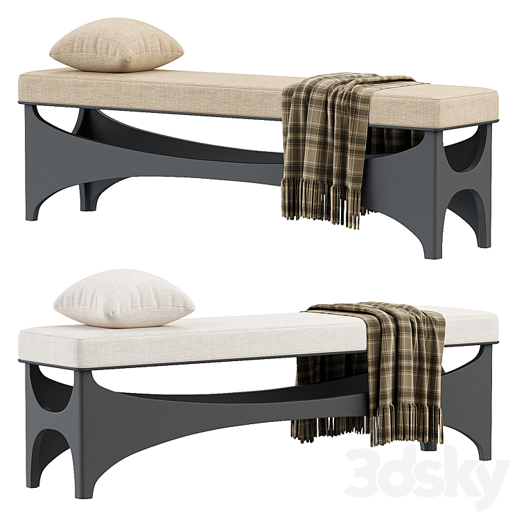 Wing Bench - Other soft seating - 3D model