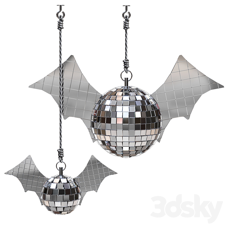 Halloween Disco Bat - Other decorative objects - 3D model