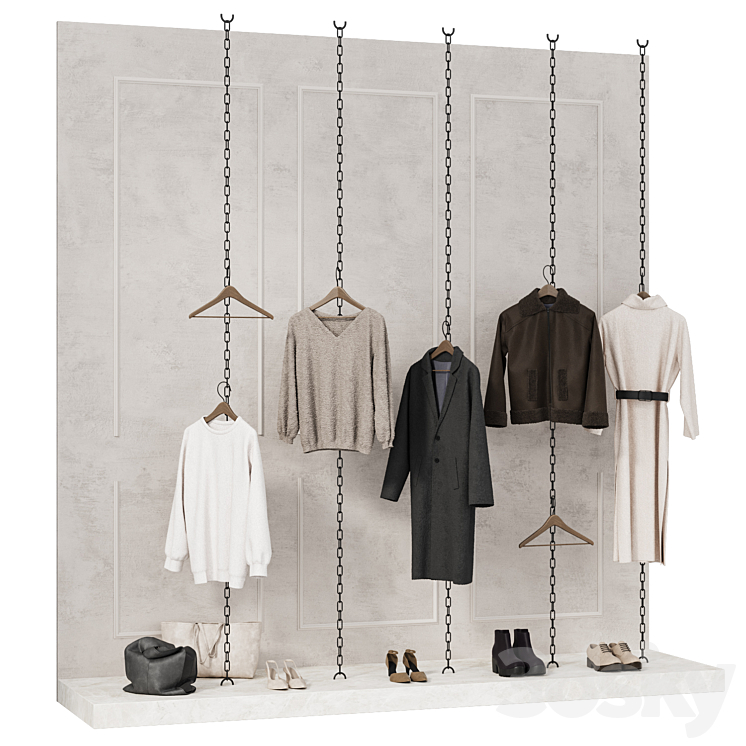 Showcase \ Clothing store 010 - Shop - 3D model