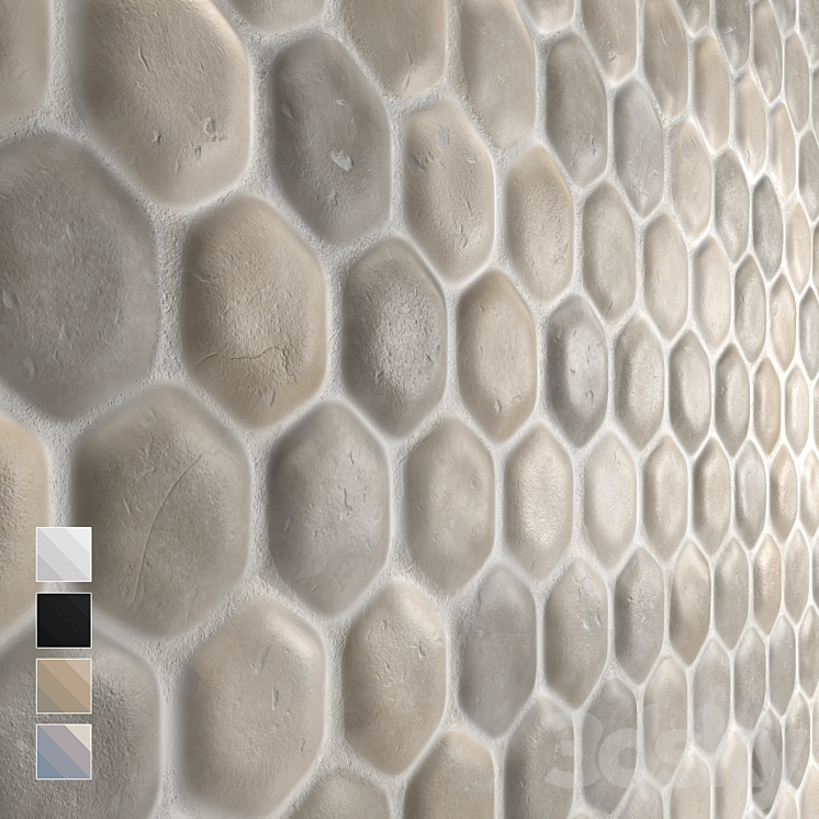 PBR Stone Material Set - Stone - 3D model