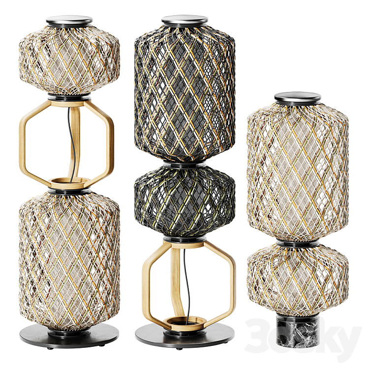Dedon Lantern Statue By Stephen Burks - Street lighting - 3D model
