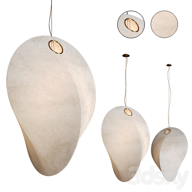 Overlap by Flos - Pendant light - 3D model