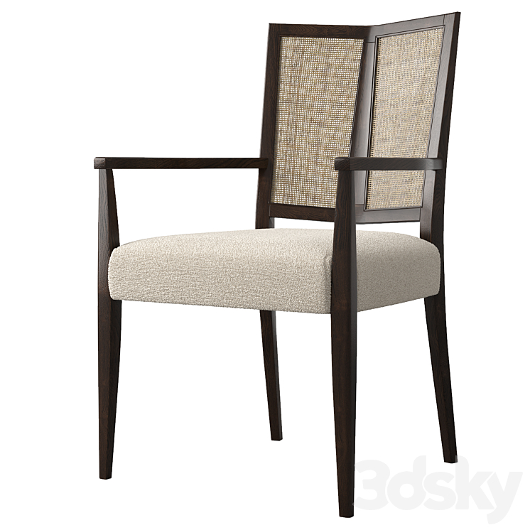 Arhaus Freya Dining Arm Chair - Chair - 3D model