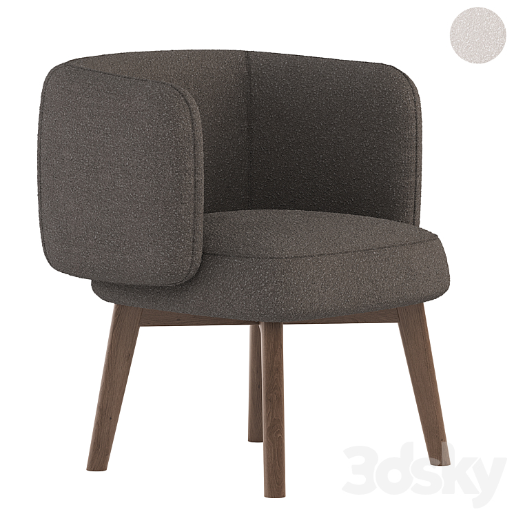 Lago Zeppelin chair - Arm chair - 3D model