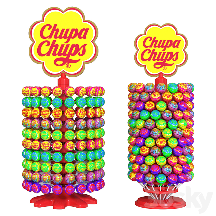 Chupa Chups Towers - Shop - 3D model