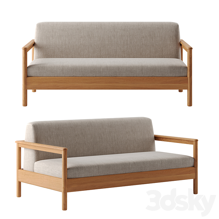 Bali sofa by Varaschin - Sofa - 3D model