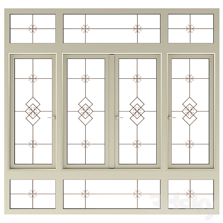 WINDOWS ALUMINUM 6 - Windows - 3D model