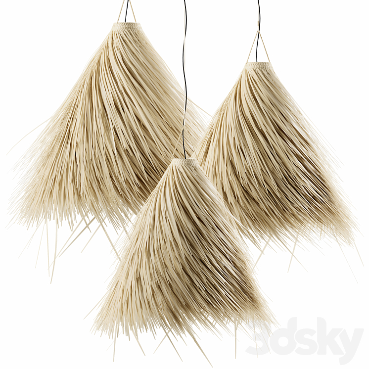 Boho Pendant Lamp - Pendant light - 3D model