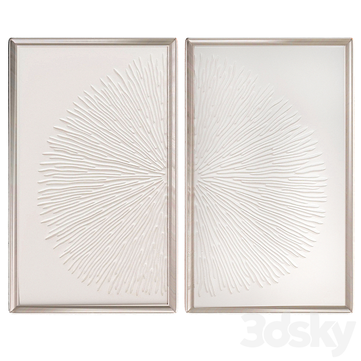 Collection of plaster paintings QUINTESSA Ferrir Paintings by luxdeco ...