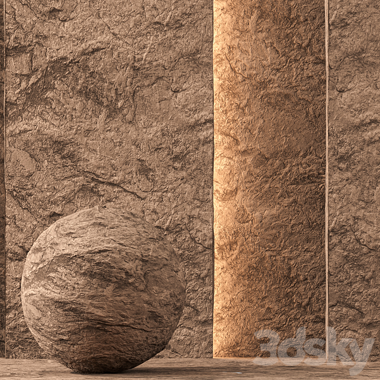 Rock texture collection-10 - Stone - 3D model
