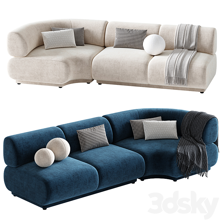 Teide sofa LA REDOUTE - Sofa - 3D model