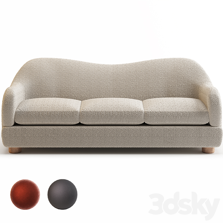 OM Sofa DENVER from GARNETHOME - Sofa - 3D model