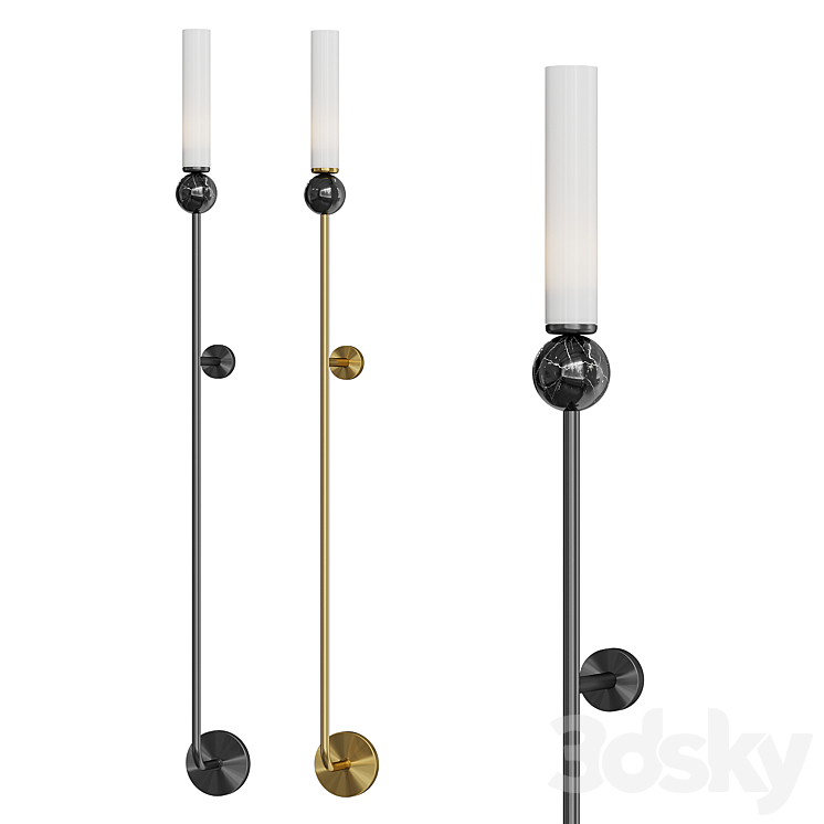 Stanley Wall B - Wall light - 3D model
