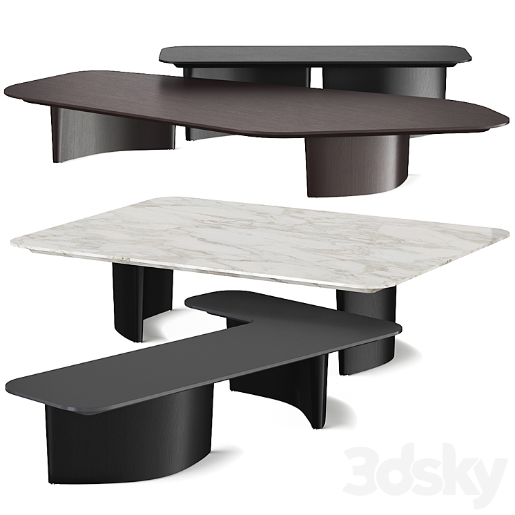 Song Minotti Coffee Table - Table - 3D model