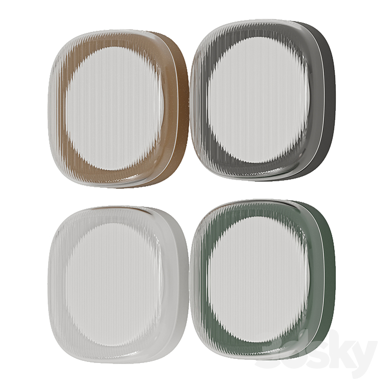 Nebbia 20 - Wall light - 3D model