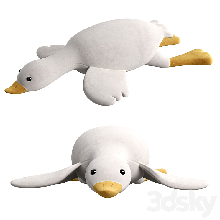 Goose Plush Toy - Toy - 3D model