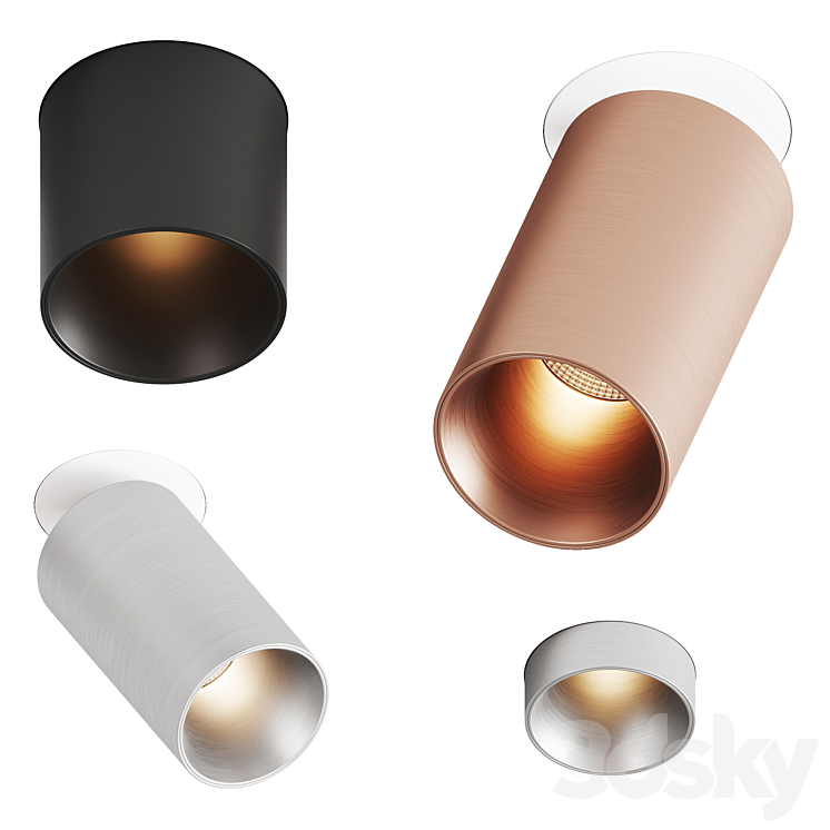 Flos light shadow pro and dots - Spot light - 3D model