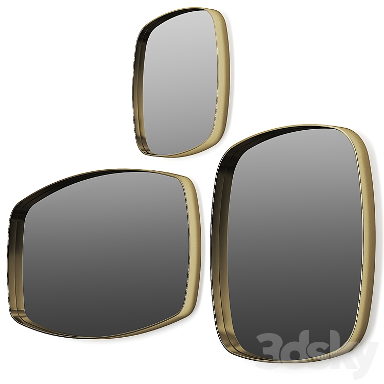 Kekke Living Piet Boon Square Mirror - Mirror - 3D model