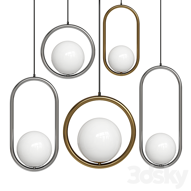 HOOP - Pendant light - 3D model
