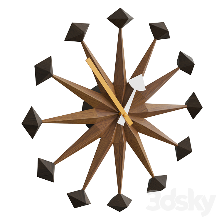 Polygon Clock - Watches & Clocks - 3D model