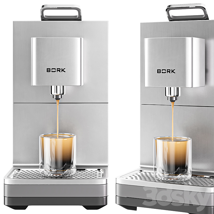 Capsule coffee machine C780 BORK - Kitchen appliance - 3D model