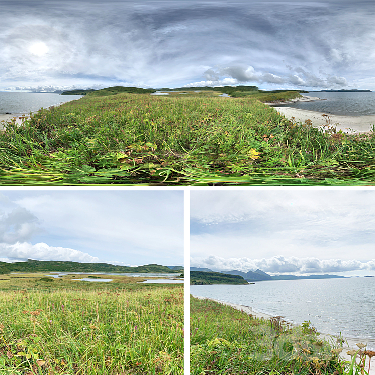 Coast - HDRI - 3D model