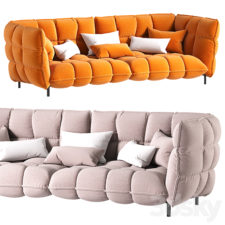Husk Sofa - Sofa - 3D model