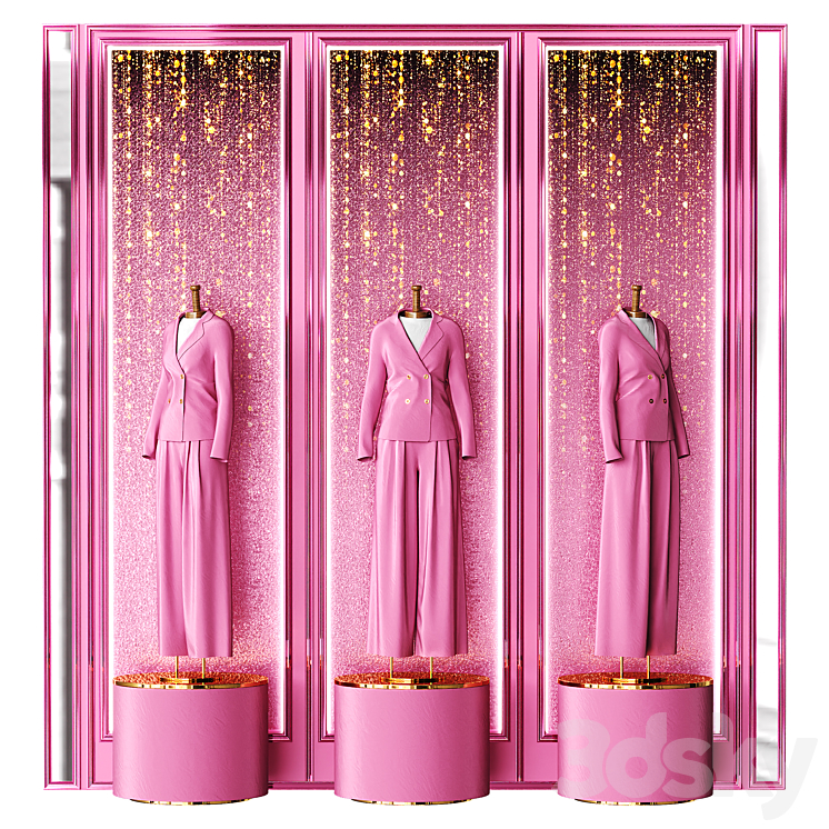 Clothing store and showroom - Shop - 3D model