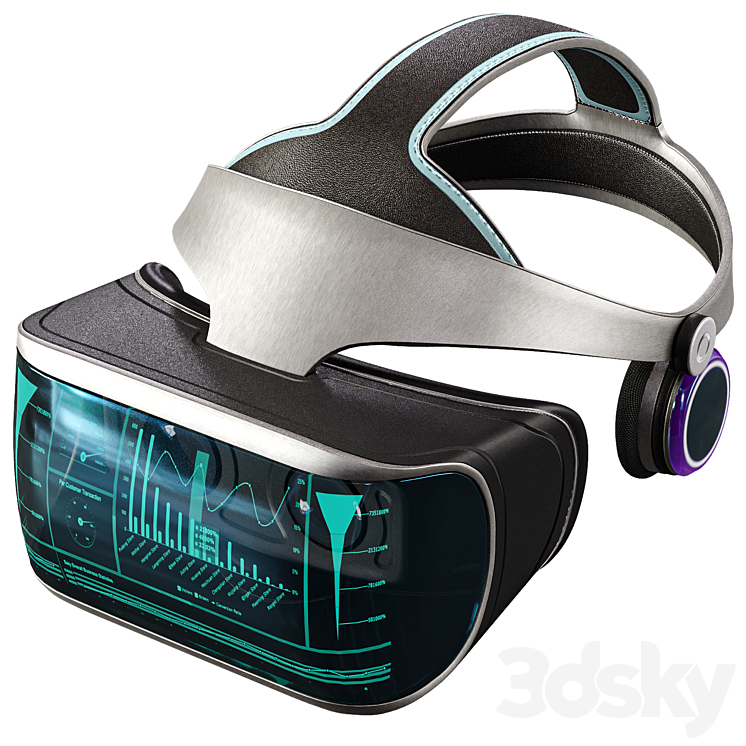 VR Headset - PC & other electronics - 3D model