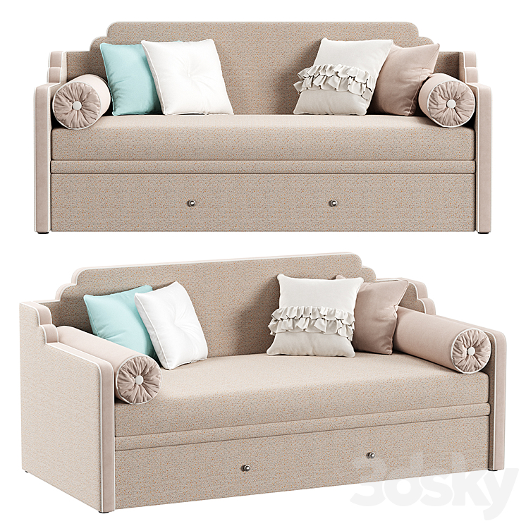 Bed Loona Manifesto - Bed - 3D model