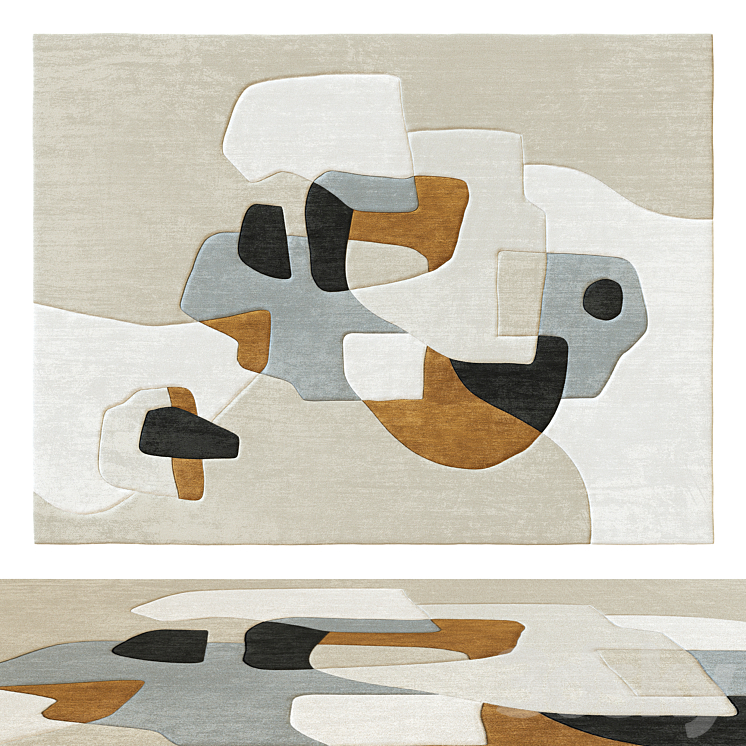 Carpet Contorno by Scott Group - Carpets - 3D model