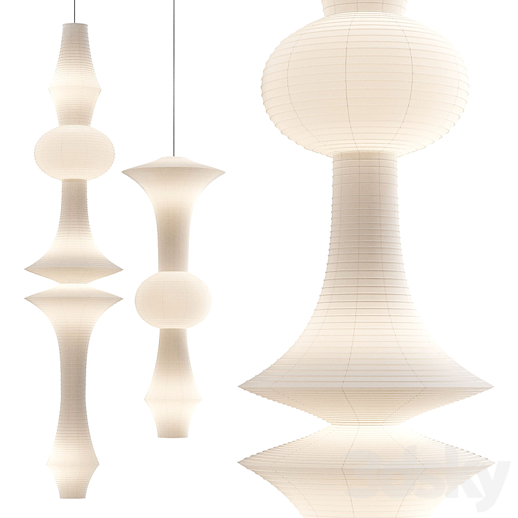 Akari EH Pendant Light - Pendant light - 3D model