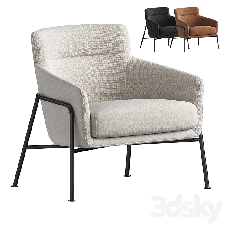 ADELE SWEET By Twils - Arm chair - 3D model