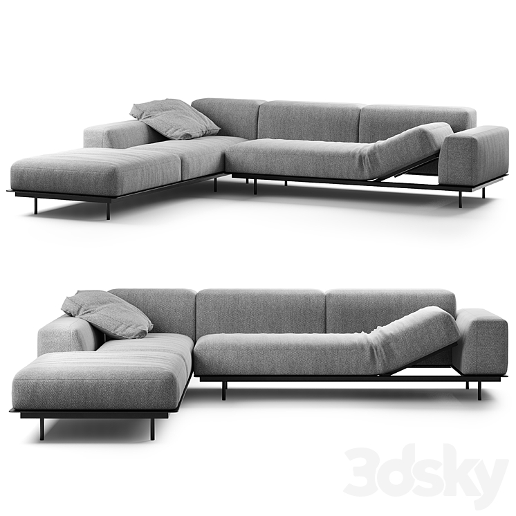 Vibieffe Sit Up Sofa C - Sofa - 3D model
