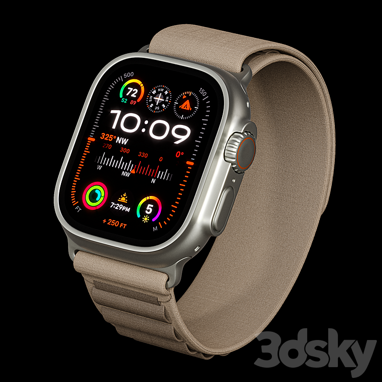 iWatch Ultra 2 - PC & other electronics - 3D model