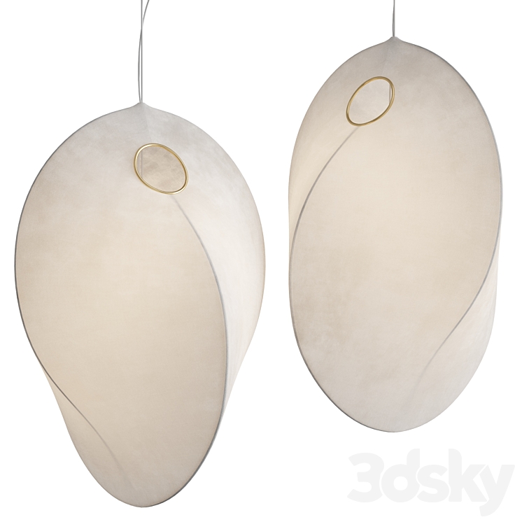 Flos Overlap Suspension - Pendant light - 3D model