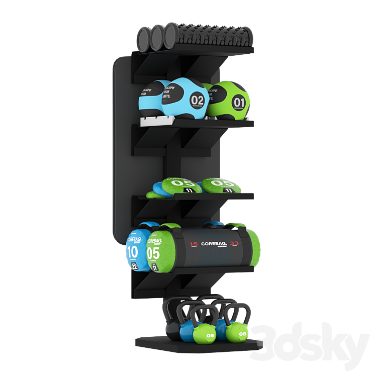 Escape Rack 5 - Sports - 3D model
