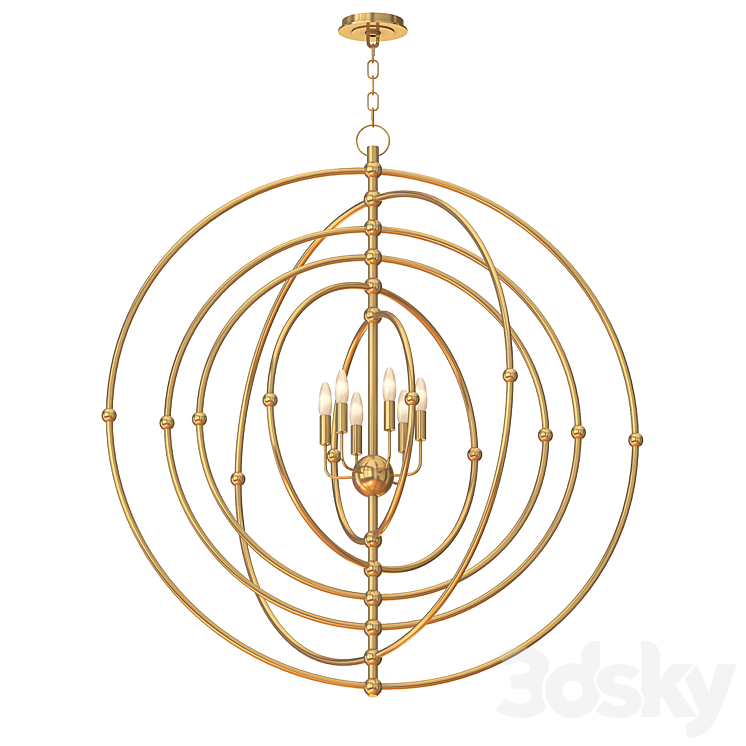 Southern Living Selena Sphere Chandelier - Pendant light - 3D model