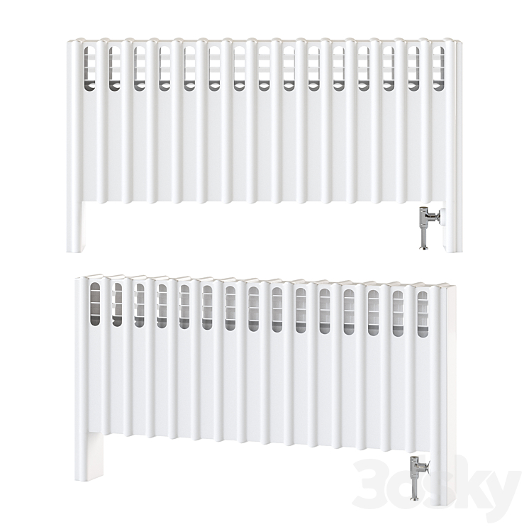 Heating battery ZS - Radiator - 3D model