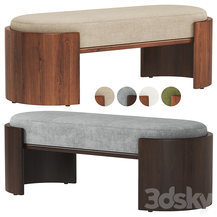 Parla Hug Bench - Other soft seating - 3D model