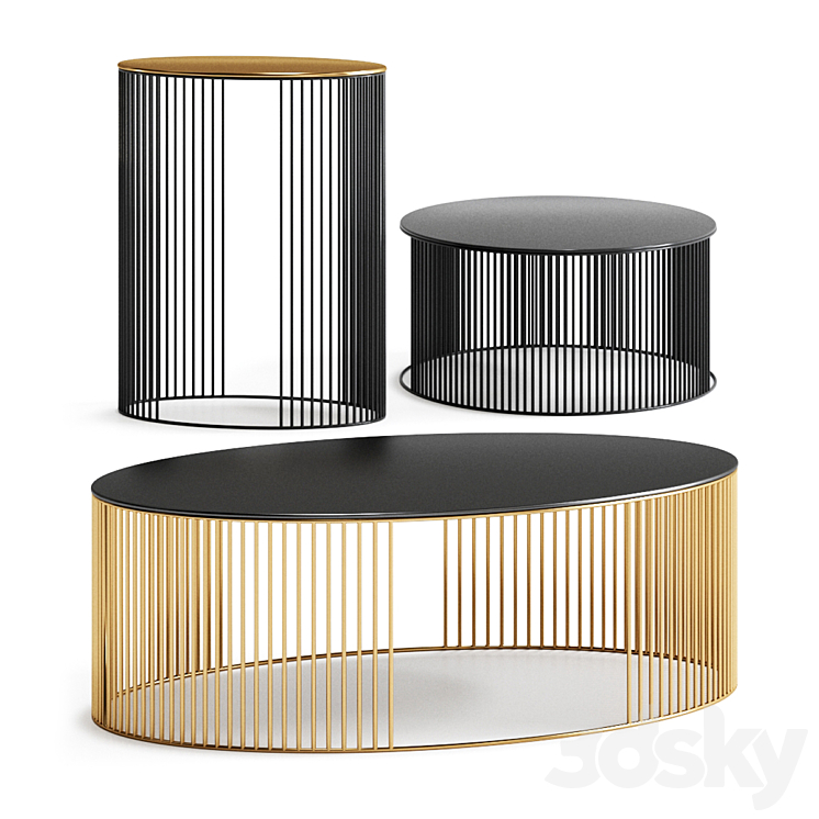 Andra table by Tonin Casa - Table - 3D model