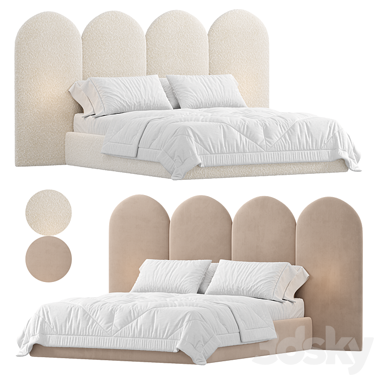 Scotch Finger Bed - Bed - 3D model