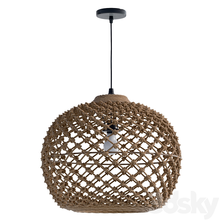 Boho Style Pendant Light - Pendant light - 3D model