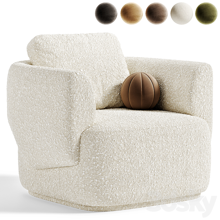 Cascade Lounge ArmChair - Arm chair - 3D model