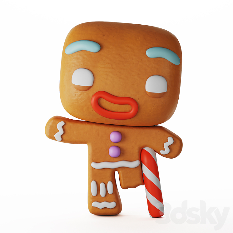 Funko Pop Movies Gingy - Toy - 3D model
