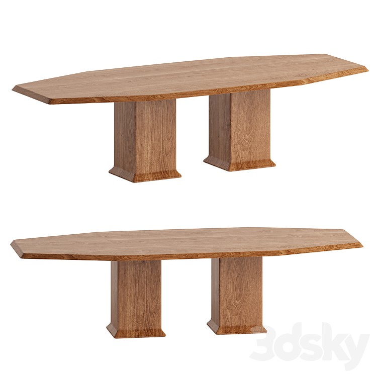 Leman - Dining Table - Table - 3D model