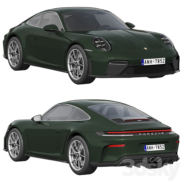 Porsche 911 GT3 Touring 2025 - Ground Transport - 3D model