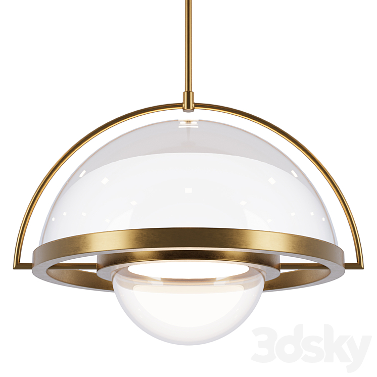 West Elm Lennox LED Pendant - Pendant light - 3D model