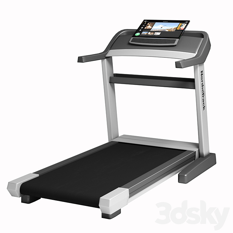 Treadmill NordicTrack - Sports - 3D model Treadmill NordicTrack - Sports - 3D model